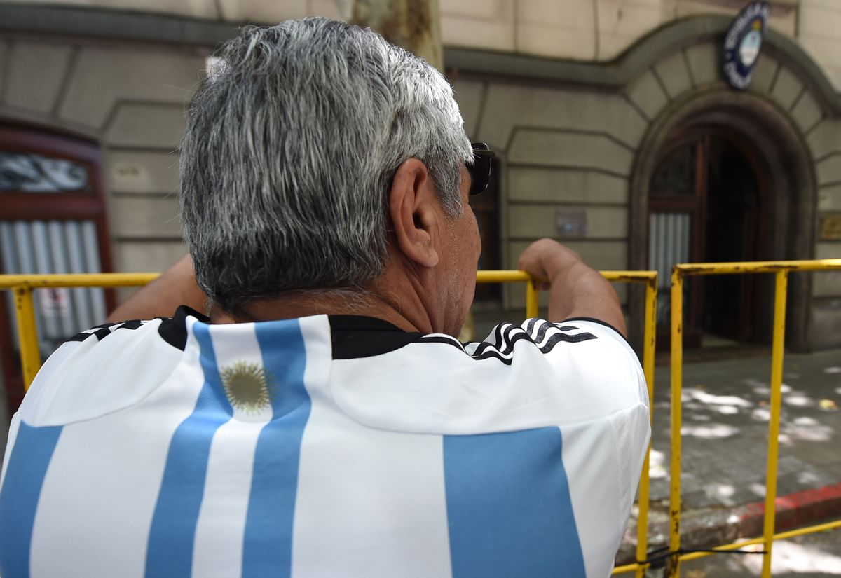 Así fue la acción del Pit-Cnt en solidaridad con Argentina