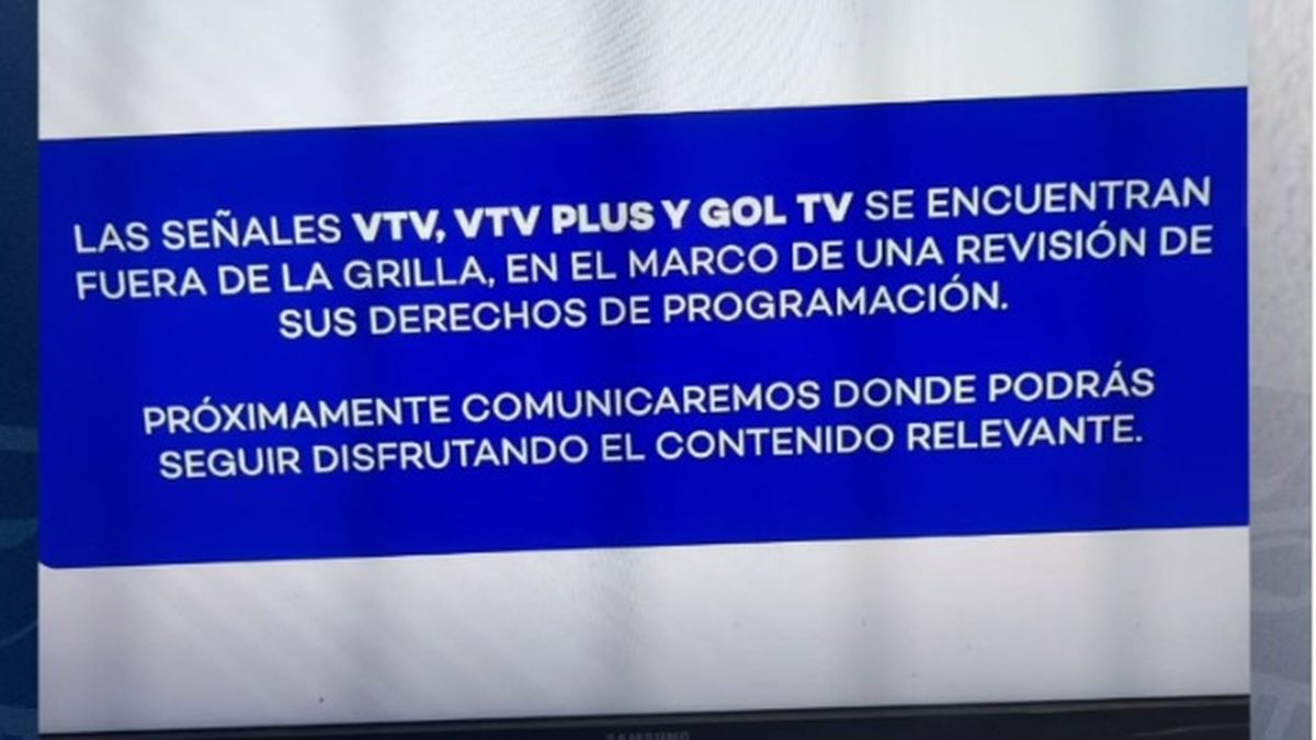 Cayeron las señales de VTV, VTV Plus y GolTV; hay incertidumbre entre ...