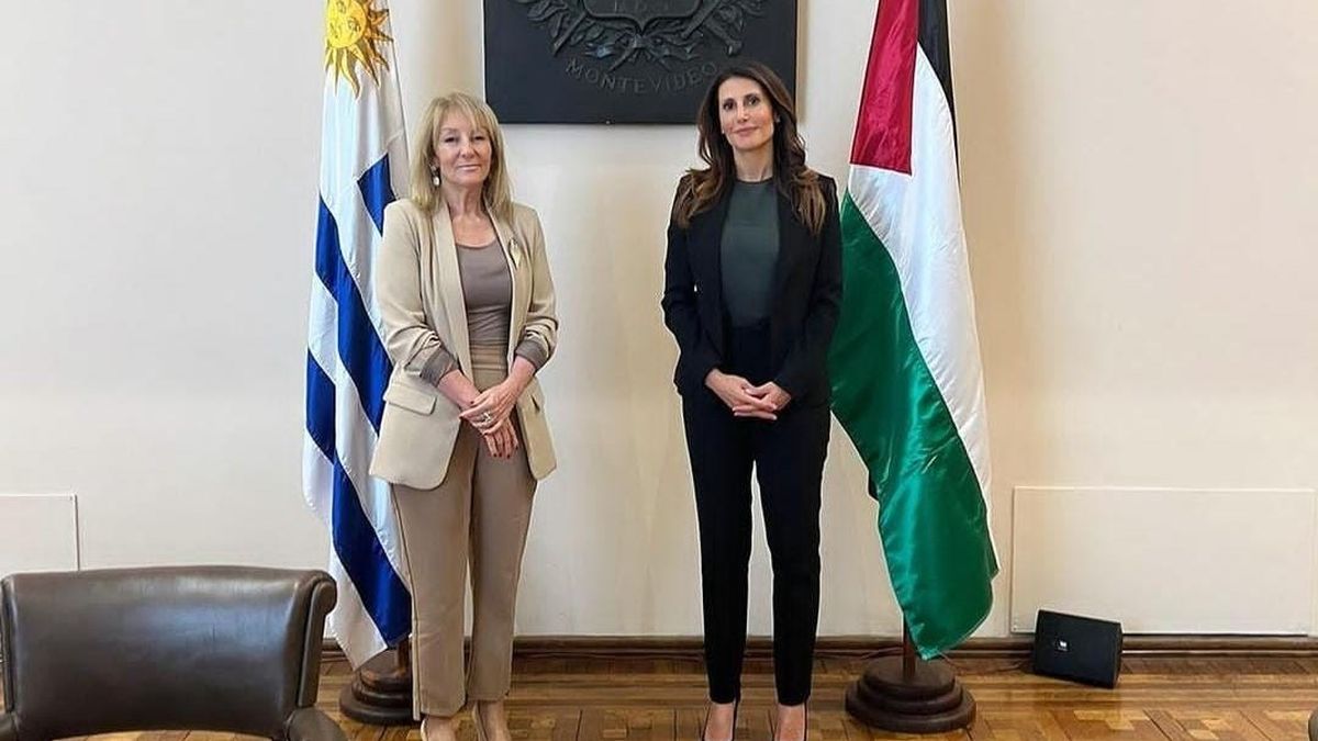 Carolina Cosse recibió a embajadora palestina, Nadia Rasheed