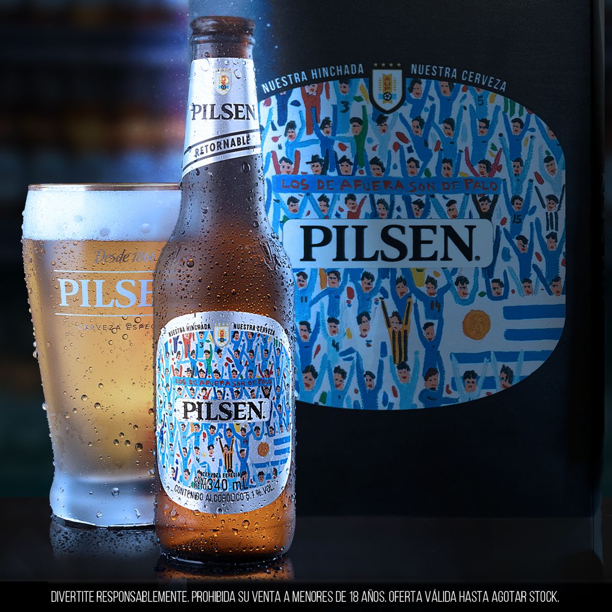 Pilsen lanzó la campaña Los de afuera son de palo