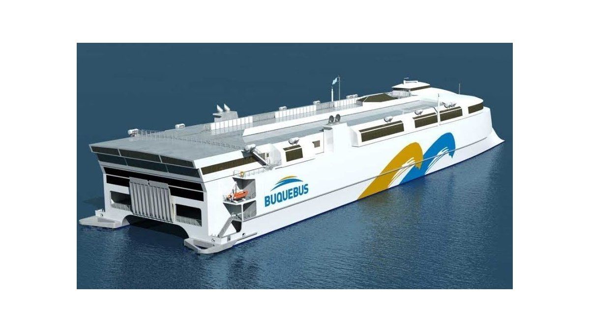 Buquebus presentó el primer ferry eléctrico del mundo