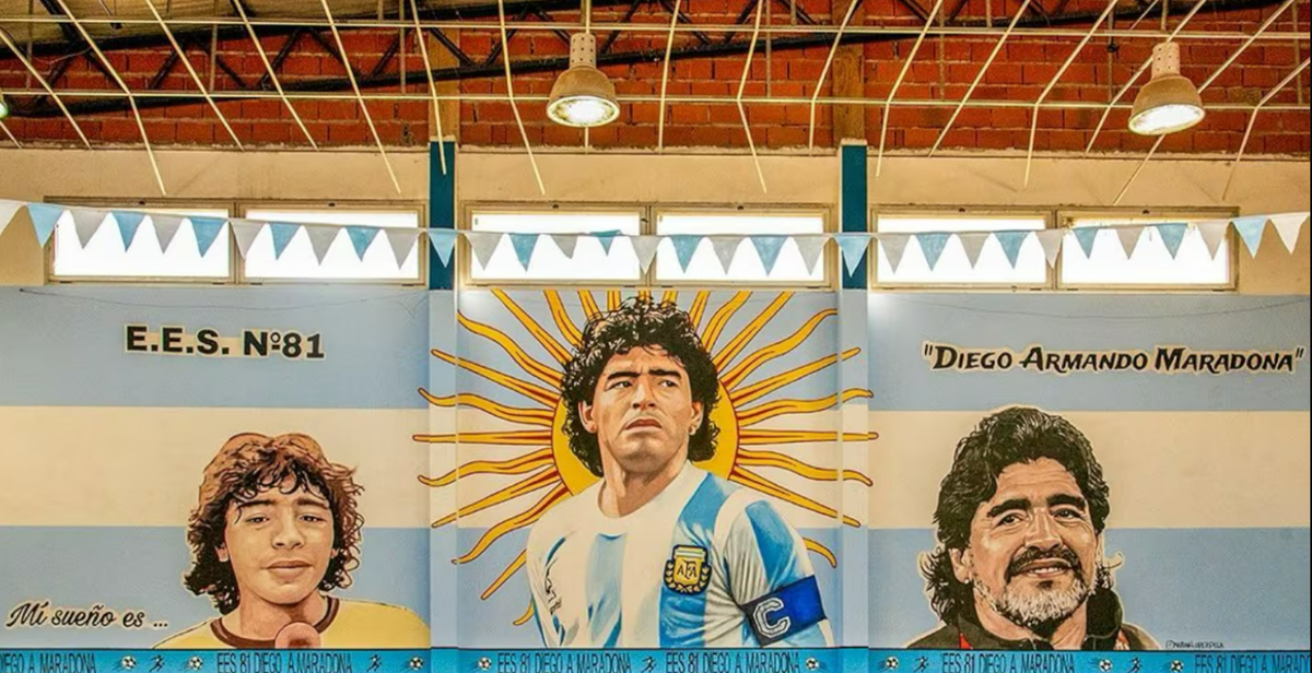 La primera escuela llamada Diego Maradona y que transformó una de sus ...